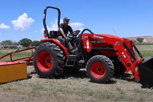 Branson 3520H Tractor Demo with Tar River 185 6' Drum Mower – Varner Parts