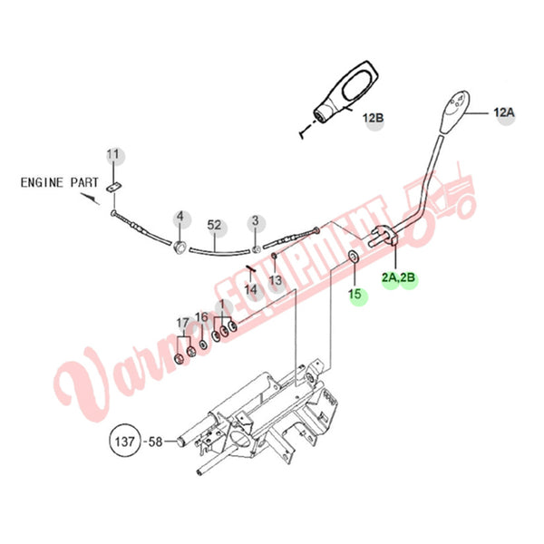 S001 LEVER ACCELERATOR for Branson 3510H (AC00516) – Varner Parts