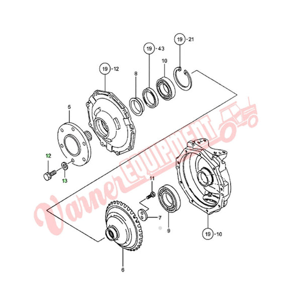 S022 FRONT SPINDLE for Branson 3510H (AC00516) – Varner Parts