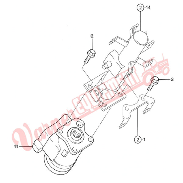 S033 POWER STEERING VALVE for Branson 3510H (AC00516) – Varner Parts