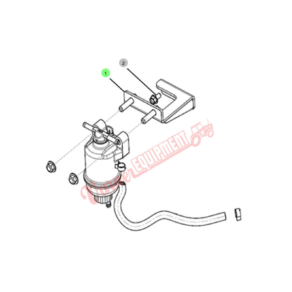 A14_001 FUEL FILTER BRACKET for Branson 3015R (AC01901) – Varner Parts