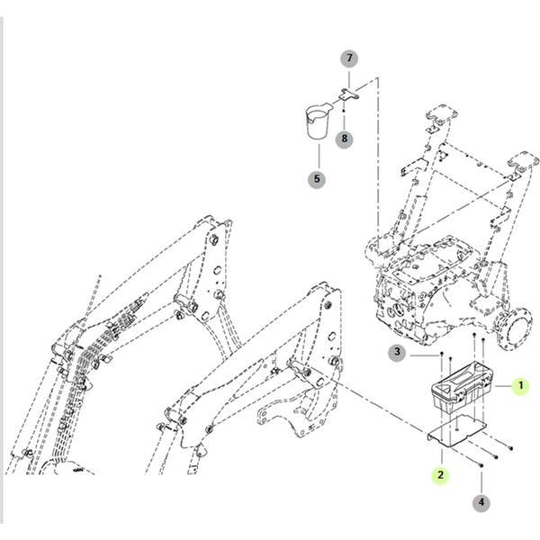 G06010 TOLL BOX & CUP HOLDER for Branson 3015R FL (AC02154) – Varner Parts
