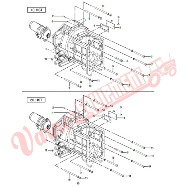S036 FLYWHEEL HOUSING for Branson 3510H (AC00516) – Varner Parts
