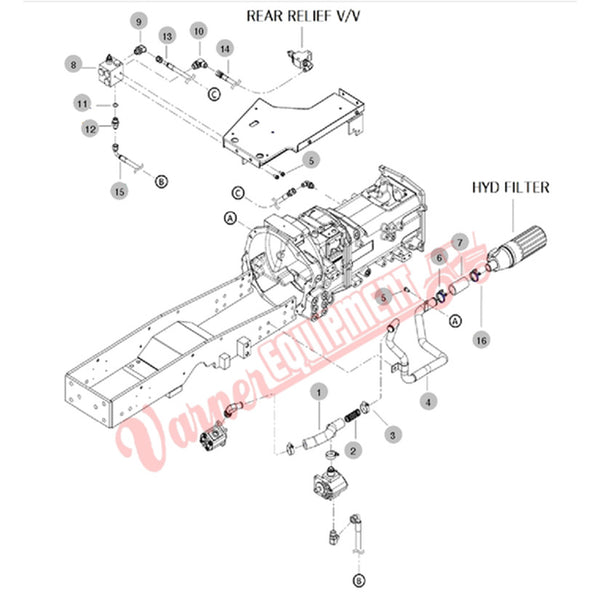 D01020-A LOW PRESSURE PIPE for Branson 3015R (AC01901) – Varner Parts