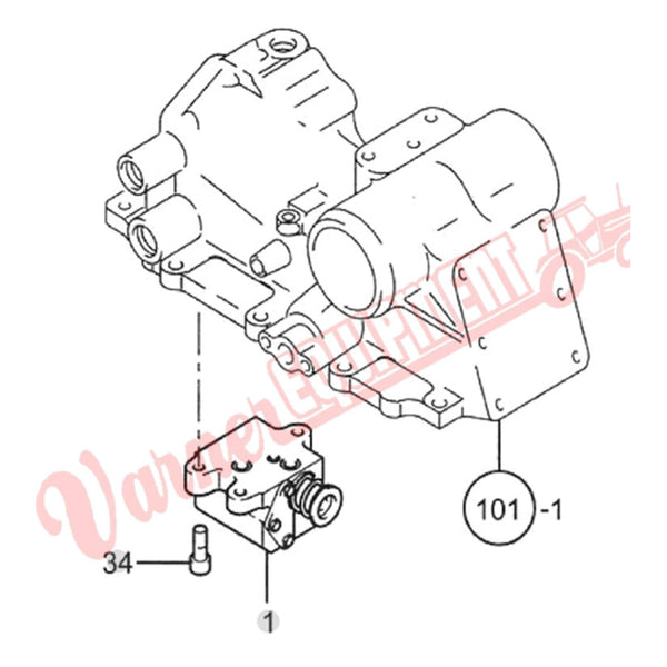 S106 CONTROL VALVE for Branson 3510H (AC00516) – Varner Parts