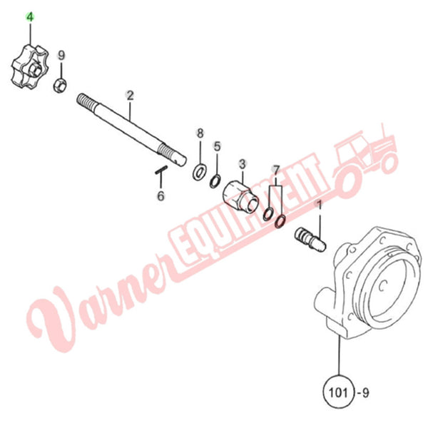 S109 STOP VALVE for Branson 3510H (AC00516) – Varner Parts