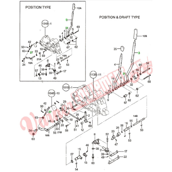 S111 HYDRAULIC CONTROL for Branson 3510 (AC37110) VER 2 – Varner Parts