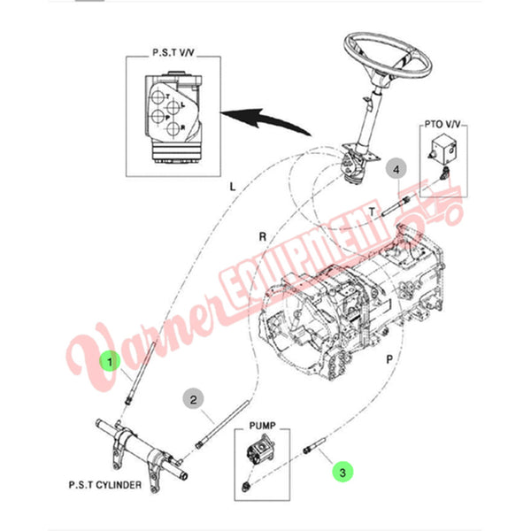 D02030 PST HOSE 2010-2015 for Branson 3015R (AC01091) – Varner Parts